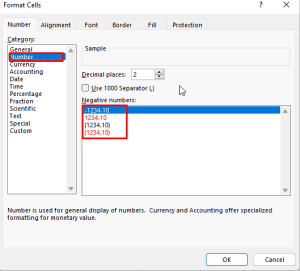 Show Negative Numbers in Parenthesis in Excel (3 Methods) - Tech Galaxy