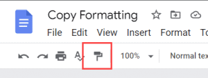 Copy Formatting in Google Docs (Shortcut) - Tech Galaxy