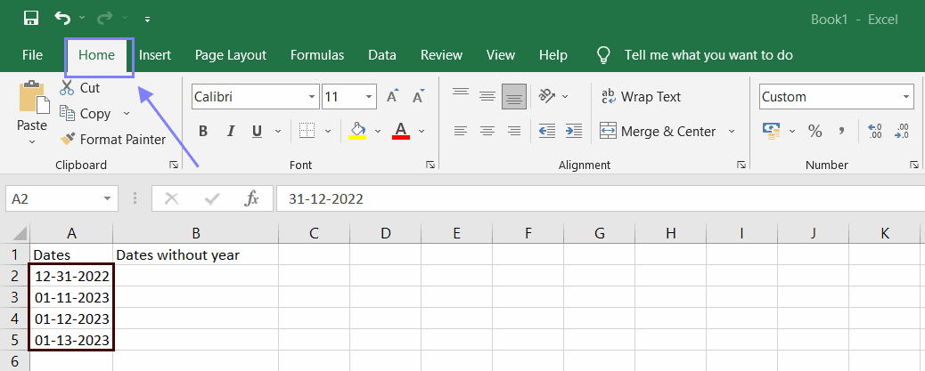 How To Remove Year From Date In Excel 3 Easy Ways 