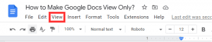 How to Make Google Docs View Only? - Tech Galaxy