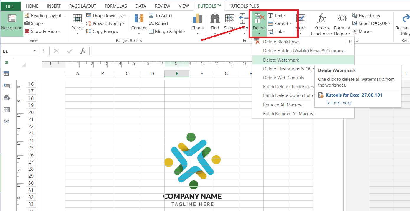 How to Remove watermark in excel (A step-by-step guide) with 4 easy methods