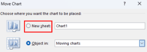 How to Move Chart to new sheet in Excel? Learn in 3 easy methods
