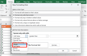 How To Highlight Blank Cells in Excel (4 Easy Ways)