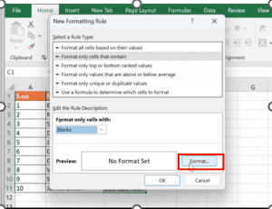 How To Highlight Blank Cells in Excel (4 Easy Ways)