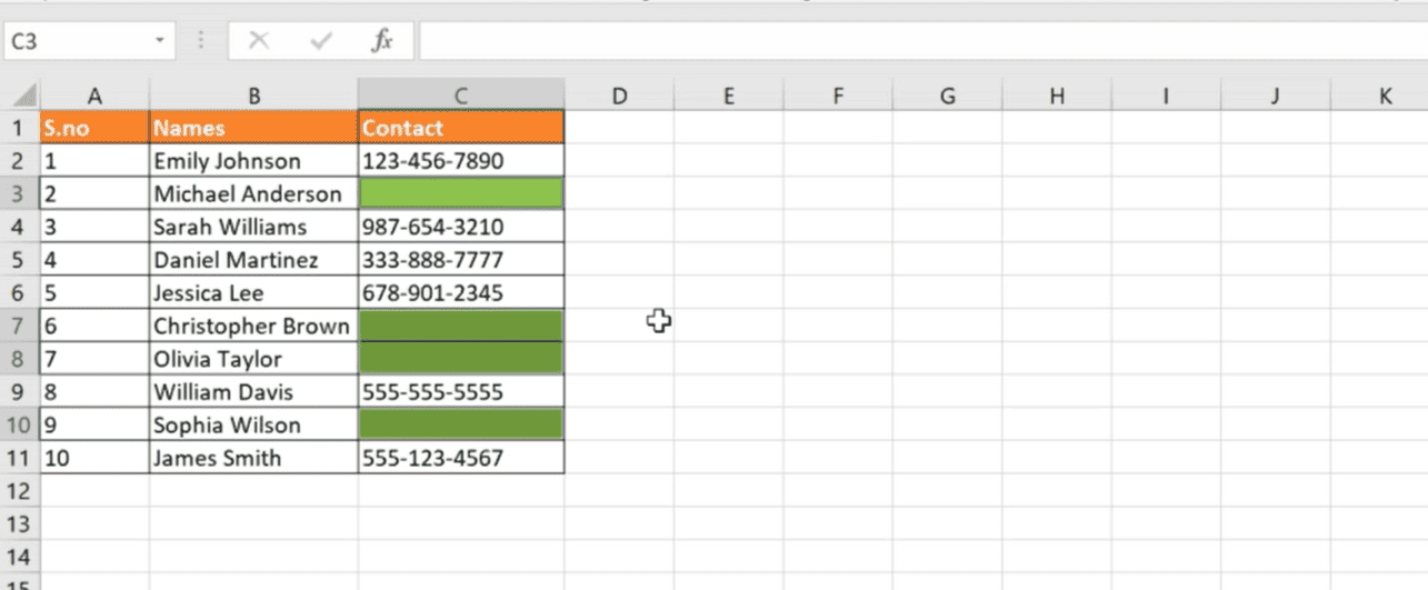 How To Highlight Blank Cells in Excel (4 Easy Ways)