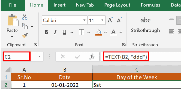 Get Day Name From Date In Excel 3 Easy Formulas